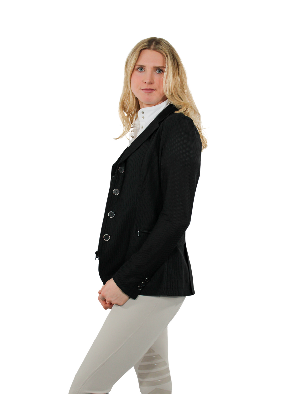 Vision Apparel Ladies Mesh Show Jacket - BLACK — Vision Saddlery