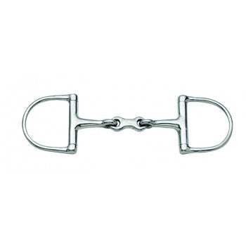 Cavalier Stainless Steel Pony Dee Ring French Link Bit — Vision Saddlery